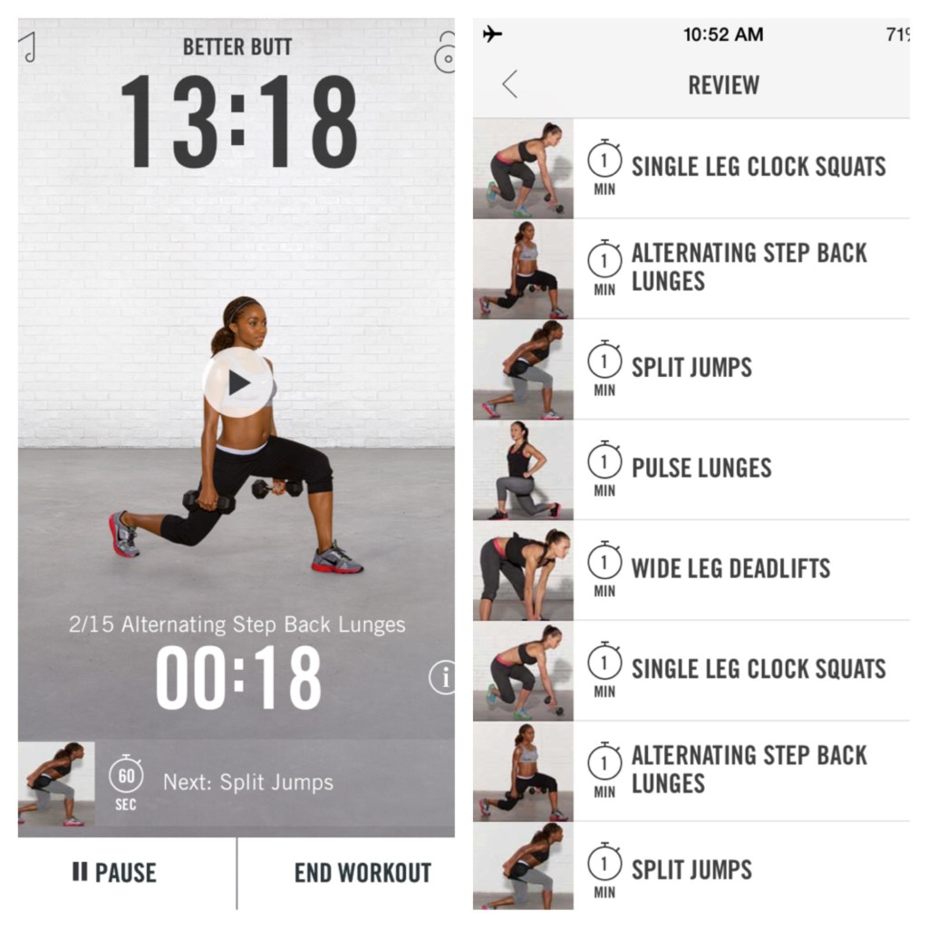 “Nike Training Club” Workouts | My Favorite Things