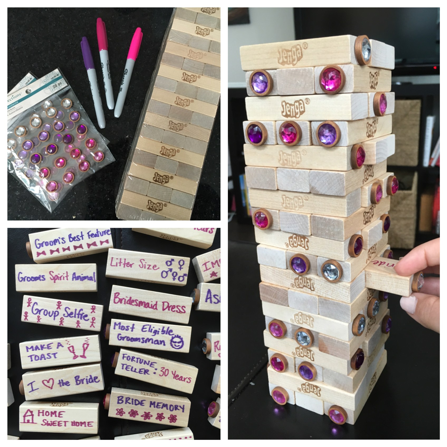 Bachelorette Jenga | My Favorite Things